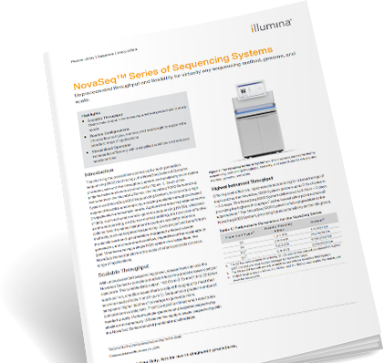 NovaSeq系统规格 | 测序的新纪元正式到来